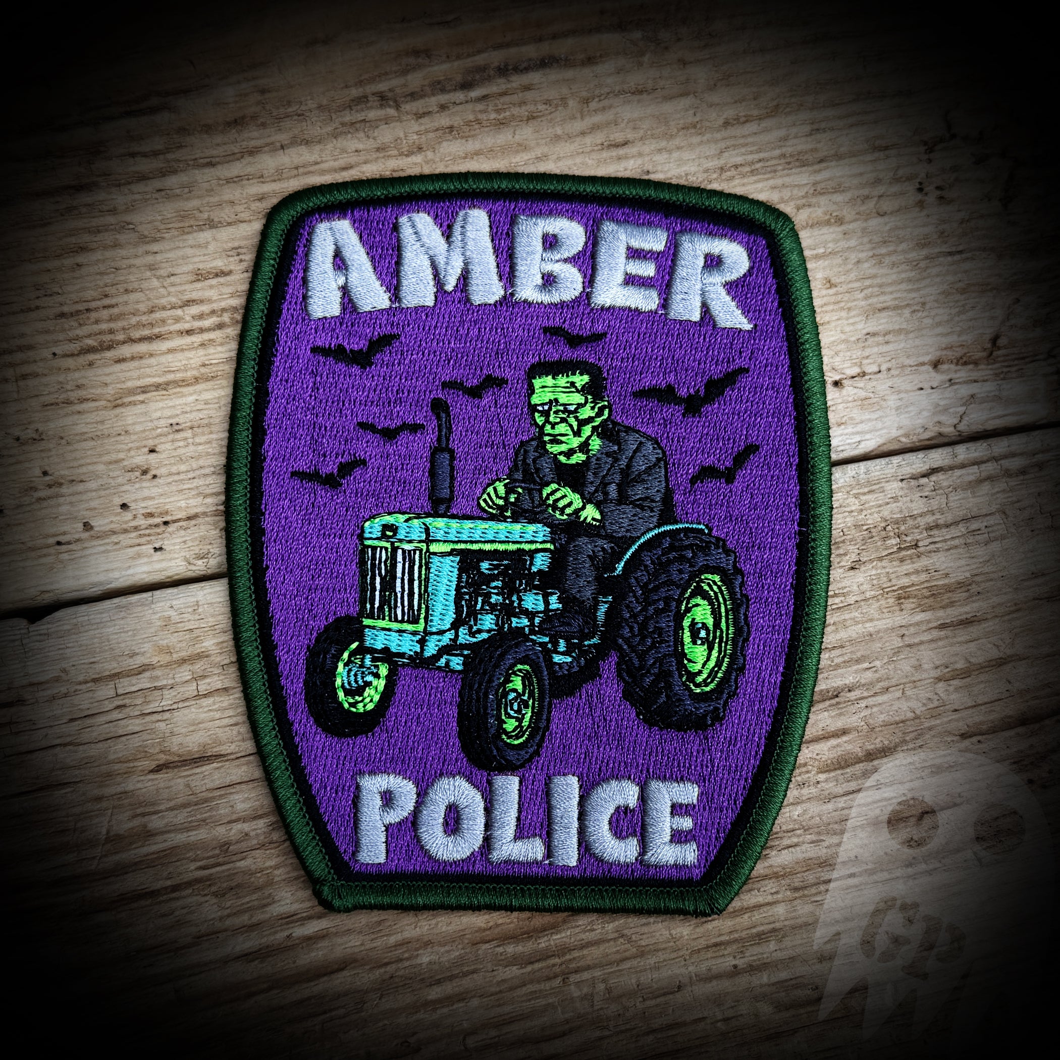 2025 Halloween - Amber, OK PD 2025 Halloween Patch – GHOST PATCH