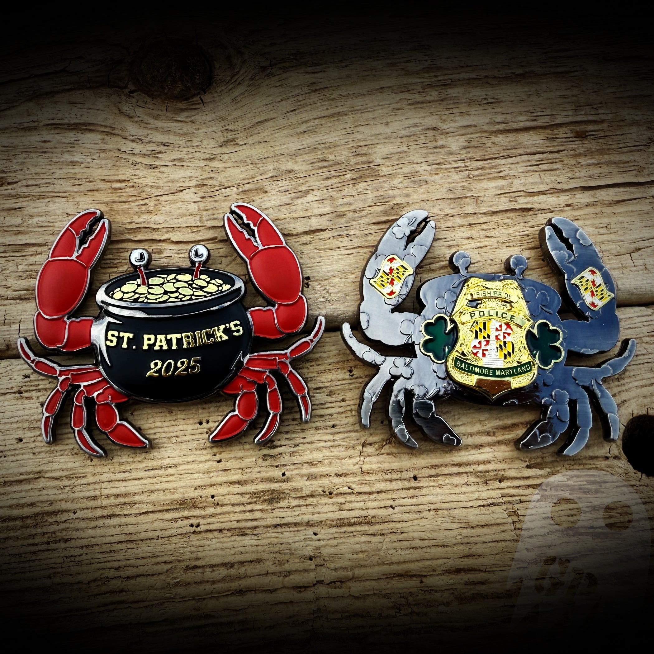 COIN 2025 Irish - Baltimore, MD PD 2025 Irish Coin – GHOST PATCH