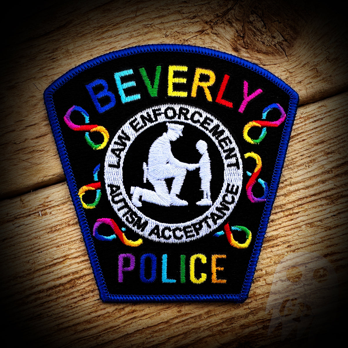 2024 Autism - Beverly, MA PD Autism Patch – GHOST PATCH