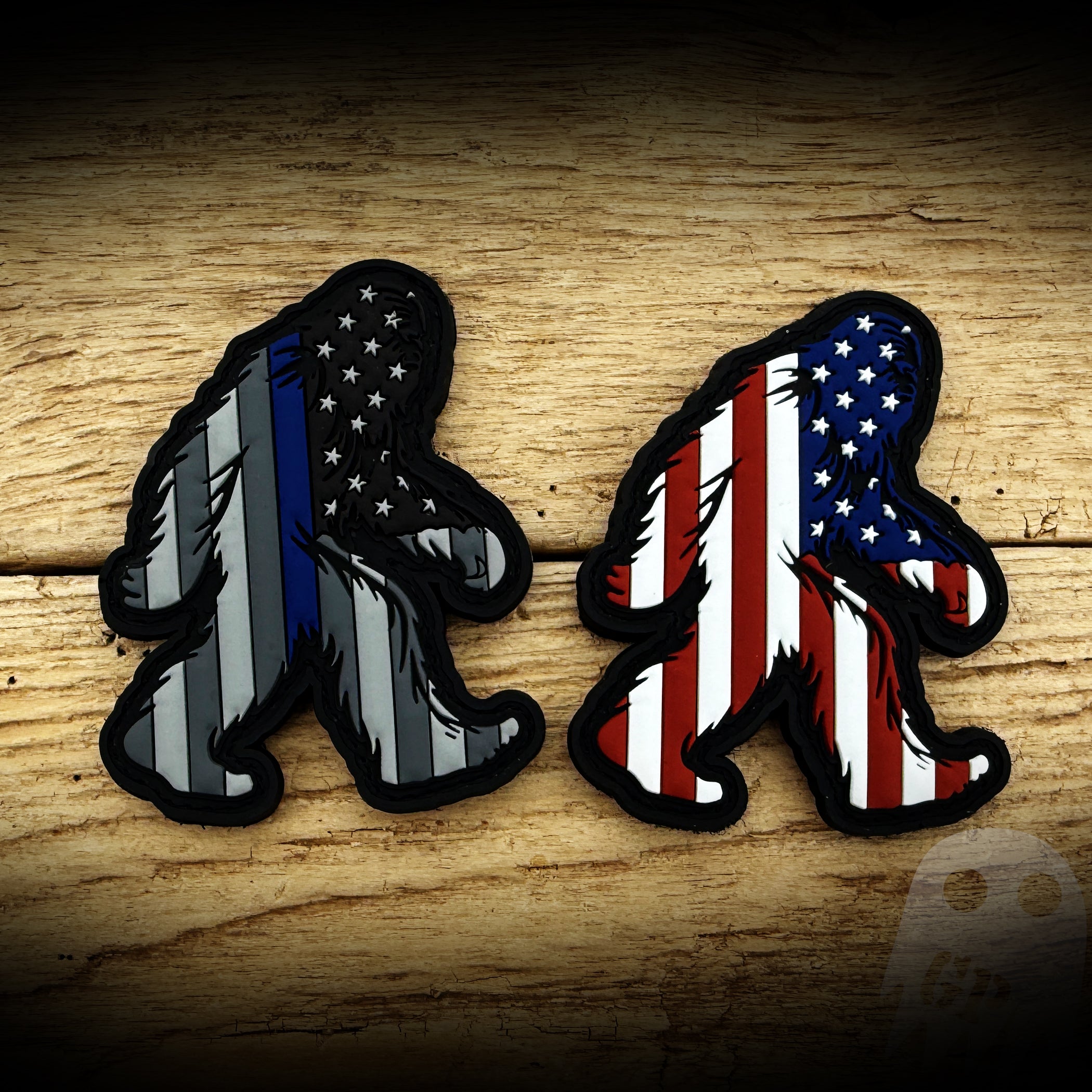 Bigfoot American Flag PVC – GHOST PATCH
