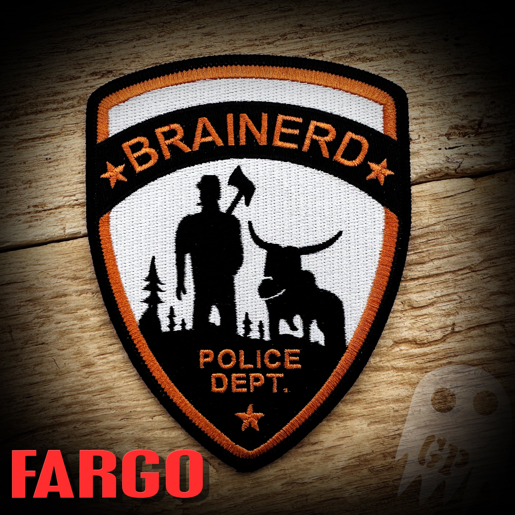 #103 - Brainerd, MN Police Dept Patch - Fargo – GHOST PATCH