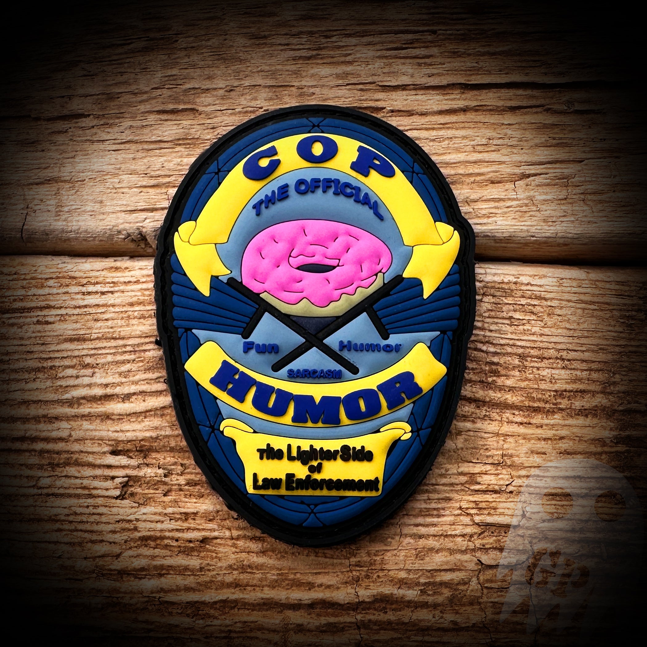 Cop Humor PVC Badge – GHOST PATCH
