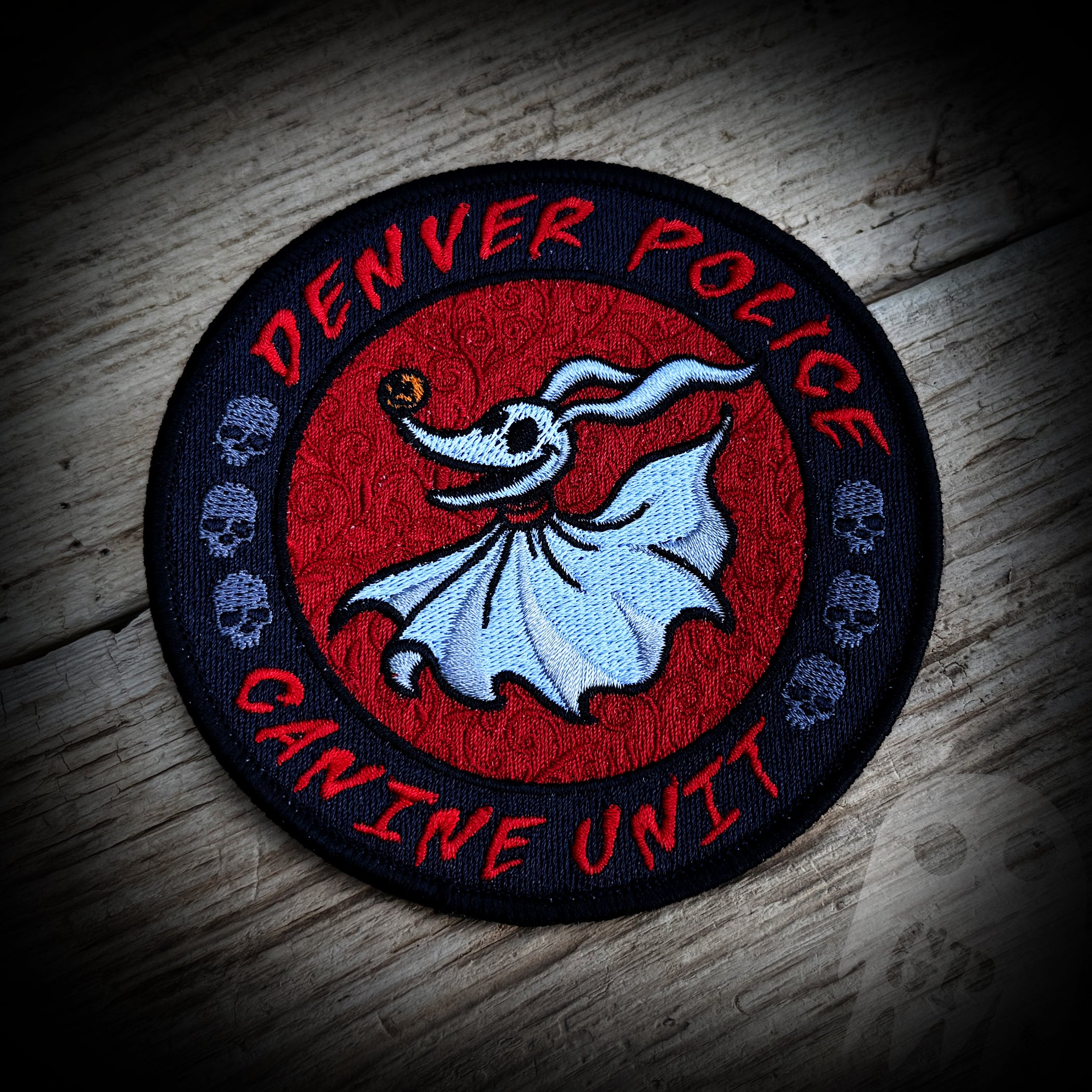 2025 Halloween - Denver, CO PD K9 2025 Halloween Patch – GHOST PATCH