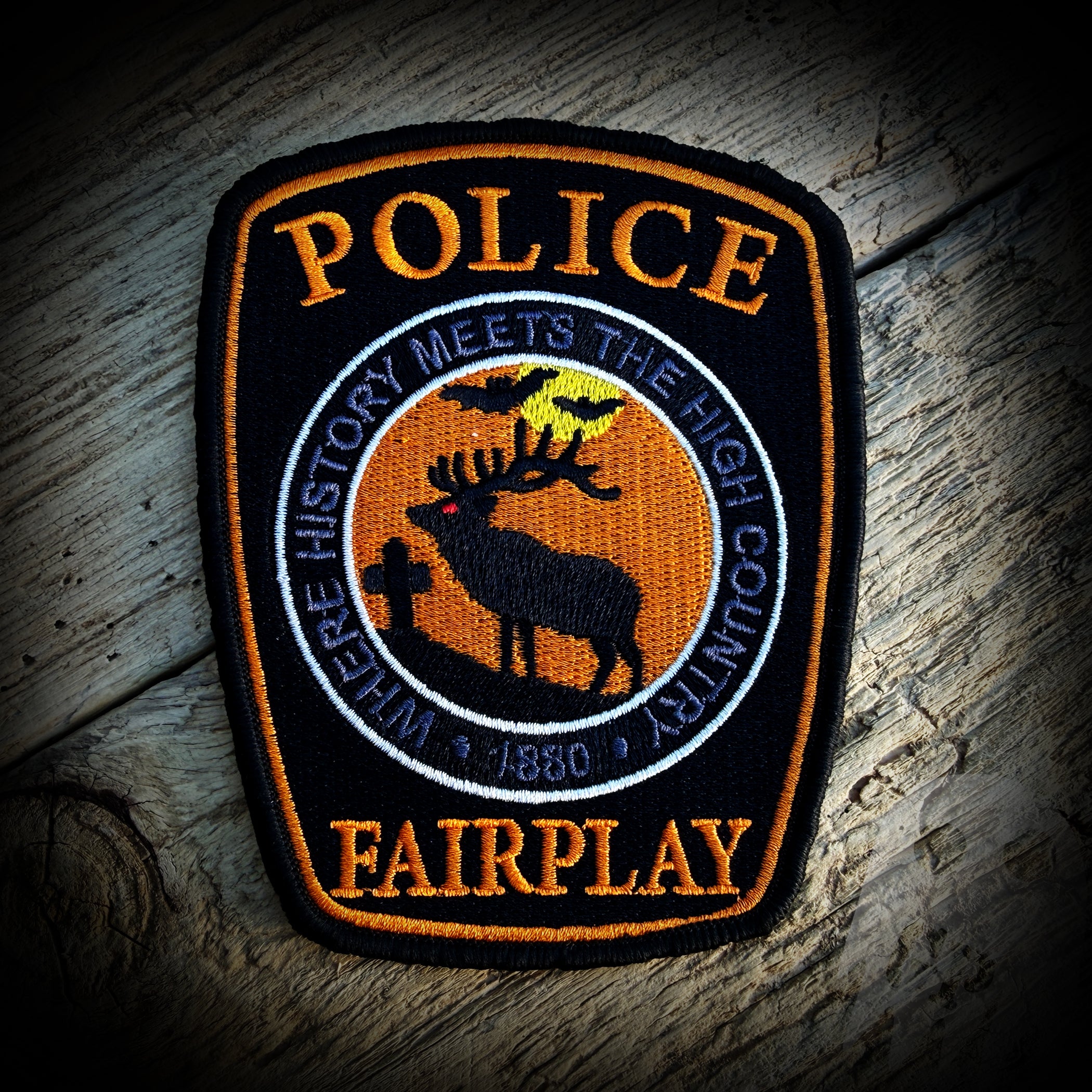 2025 Halloween - Fairplay, CO PD 2025 Halloween Patch – GHOST PATCH