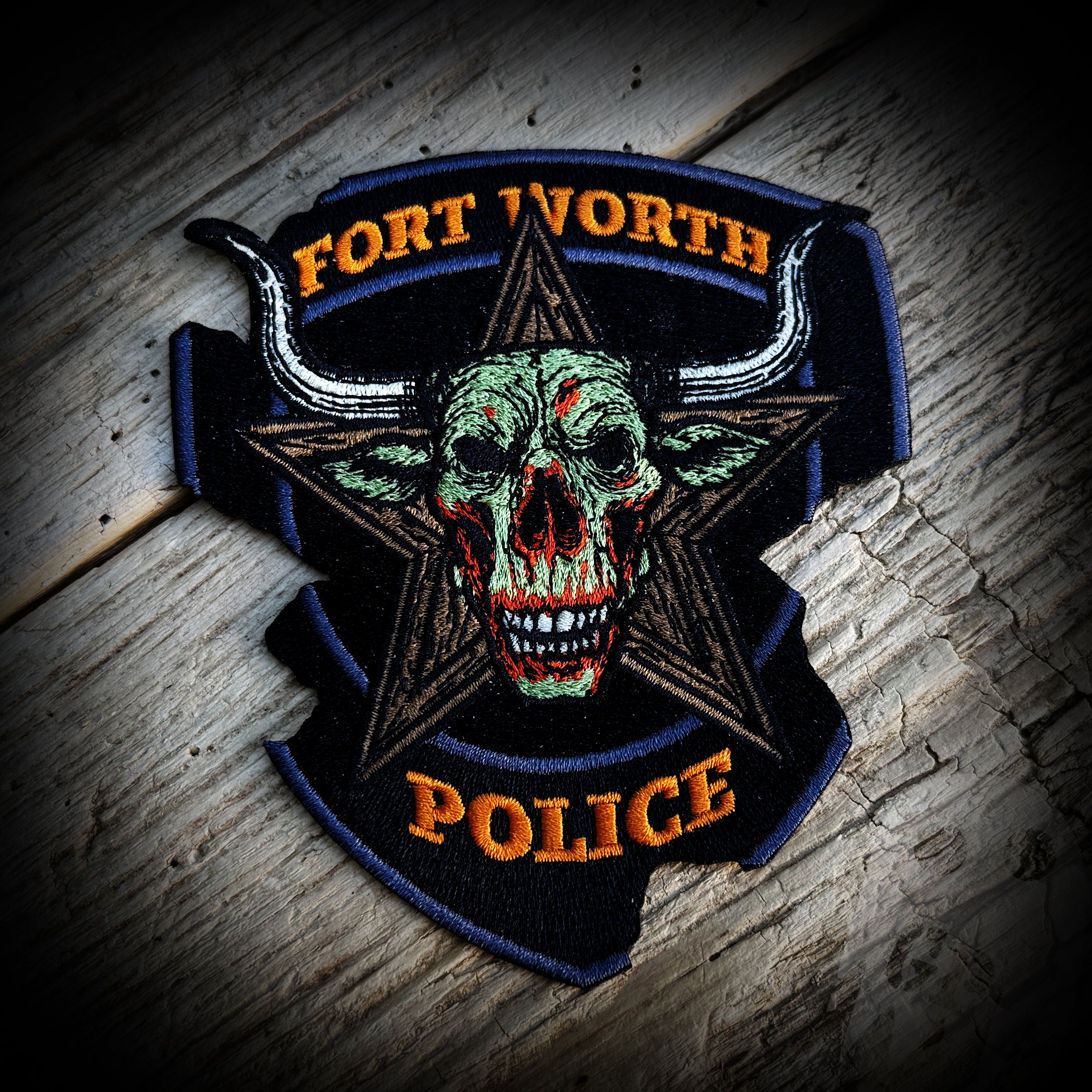 PATCH 2025 Halloween - Fort Worth, TX Police Department 2025 Halloween – GHOST PATCH