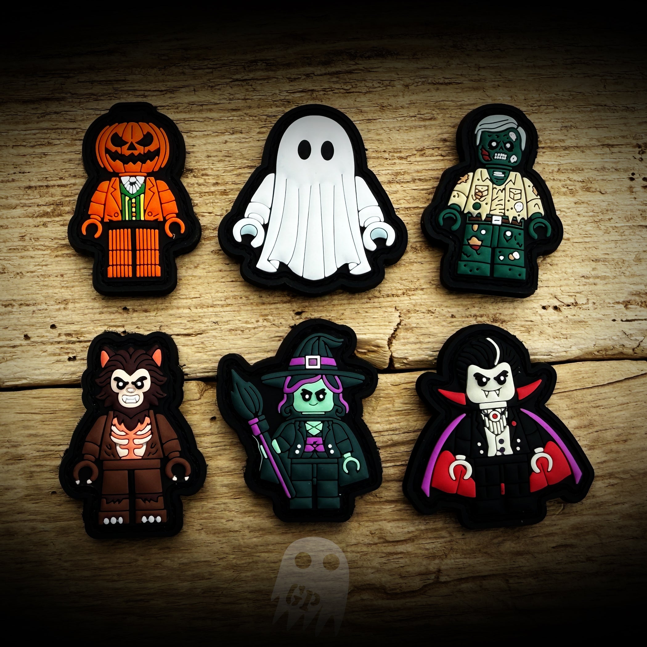 Halloween Blocky PVC – GHOST PATCH