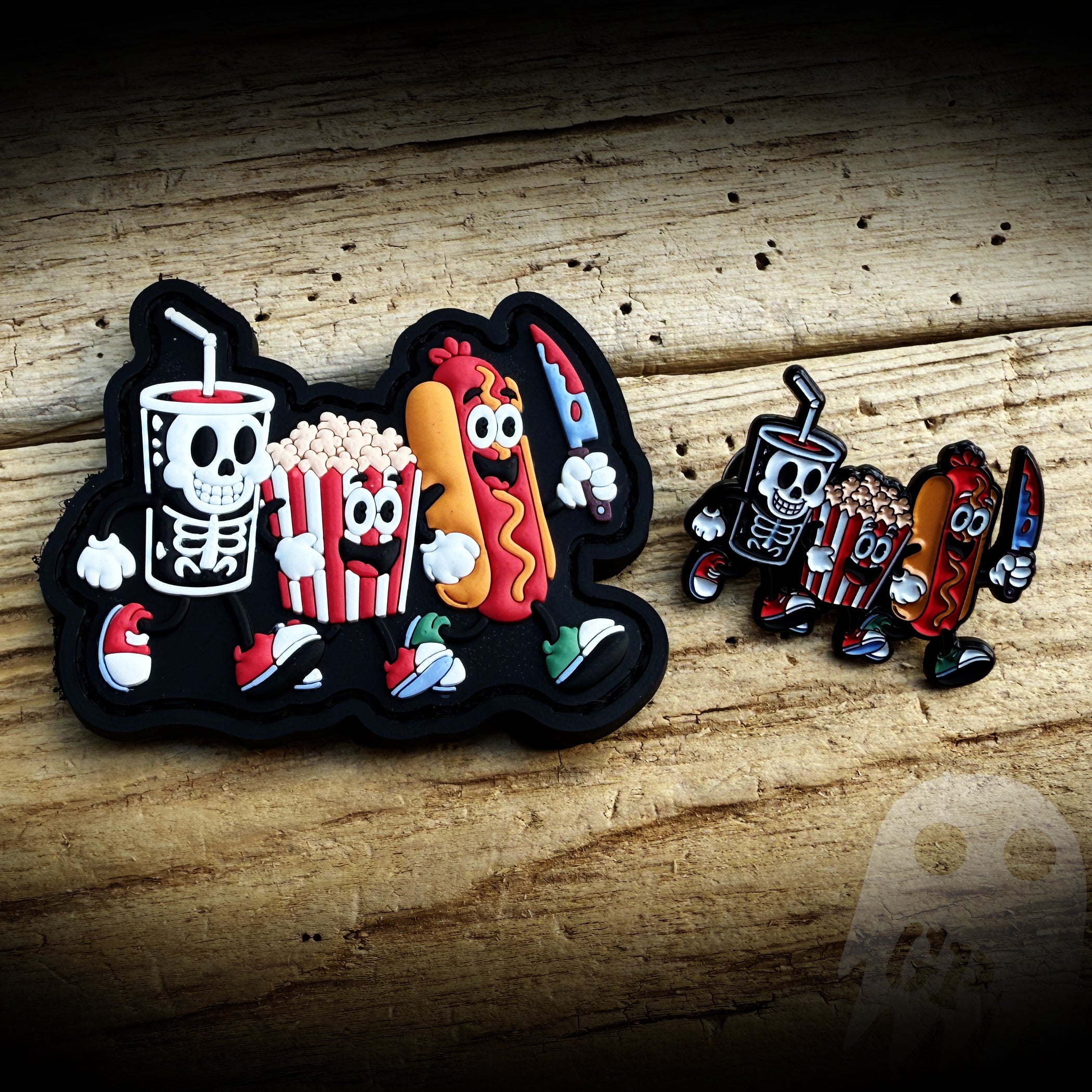 Horror Movie Snacks - Pin or PVC – GHOST PATCH