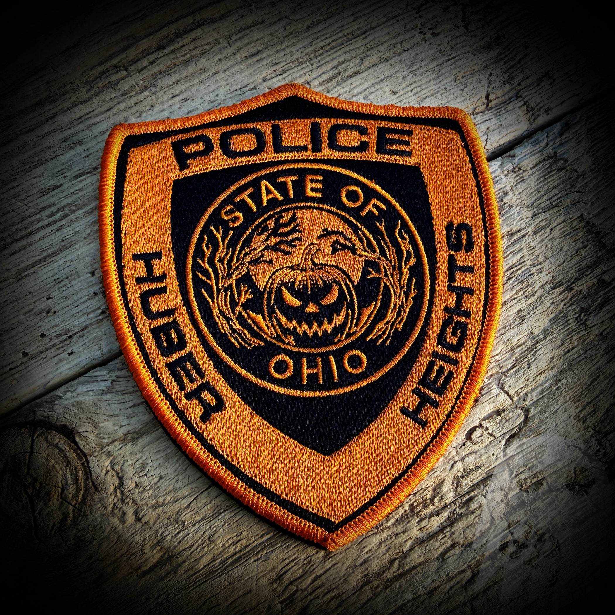 2025 Halloween - Huber Heights, OH PD 2025 Halloween Patch – GHOST PATCH
