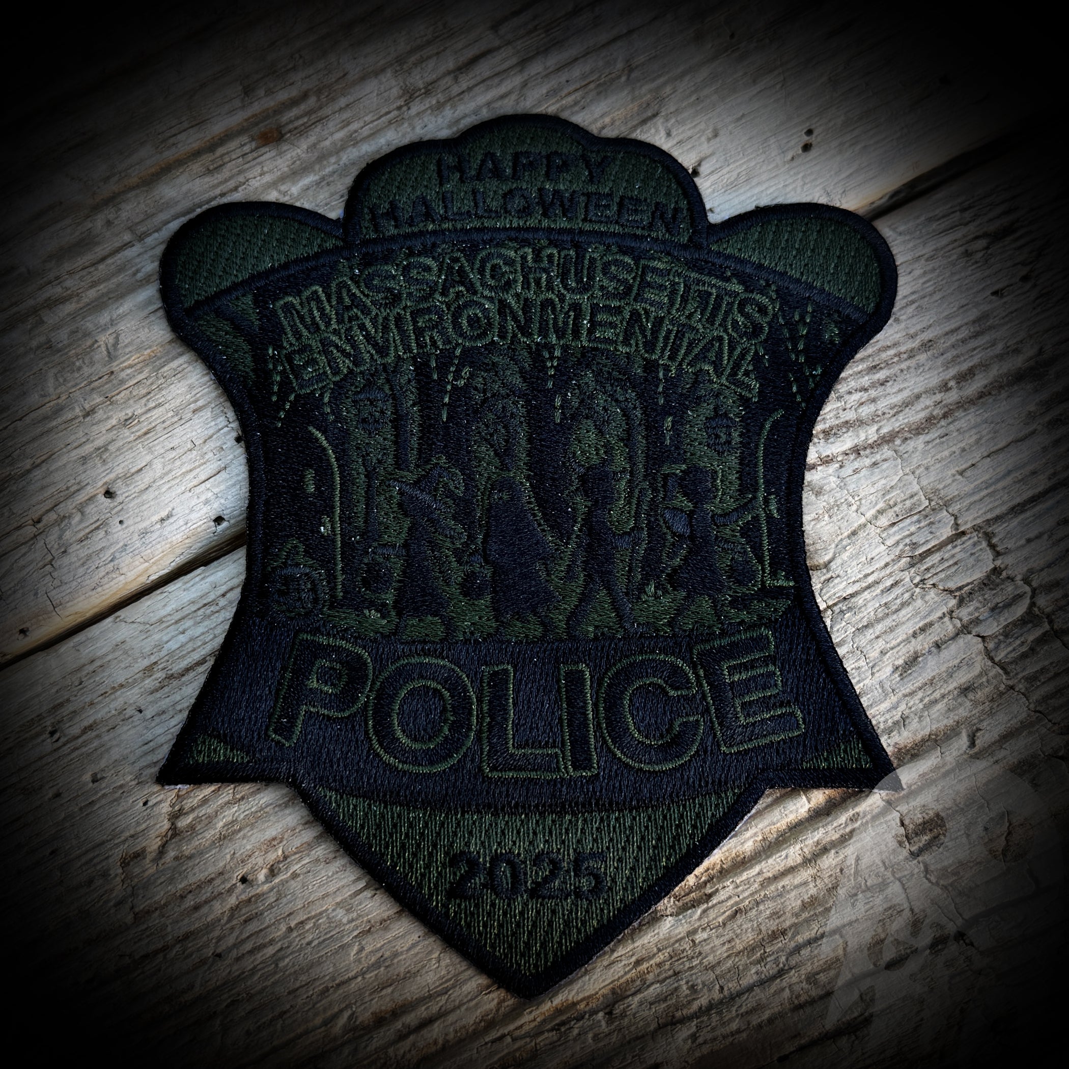 2025 Halloween - Massachusetts Environmental Police 2025 Halloween Pat – GHOST PATCH
