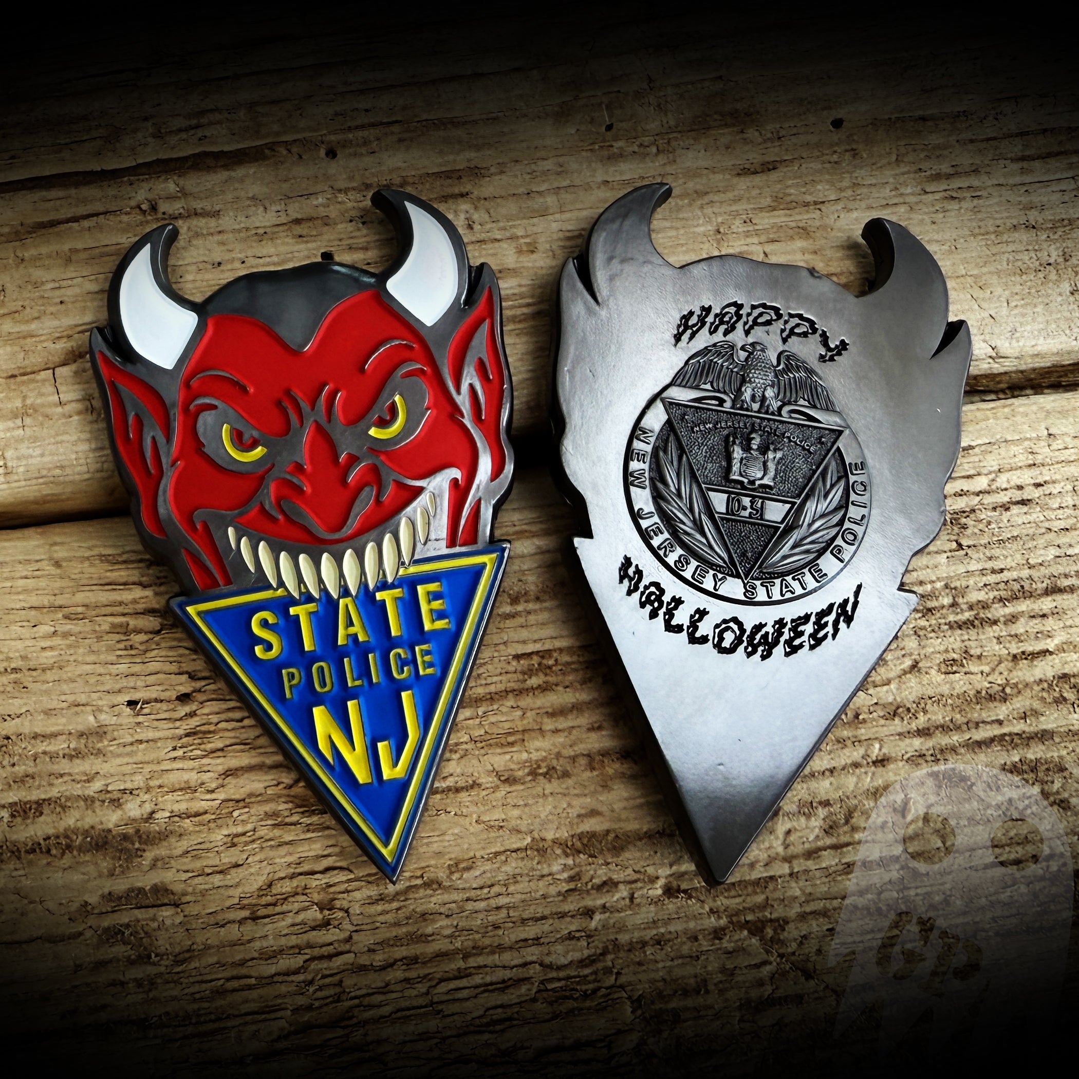 COIN 2025 Halloween - New Jersey State Police 2025 Halloween Coin – GHOST PATCH