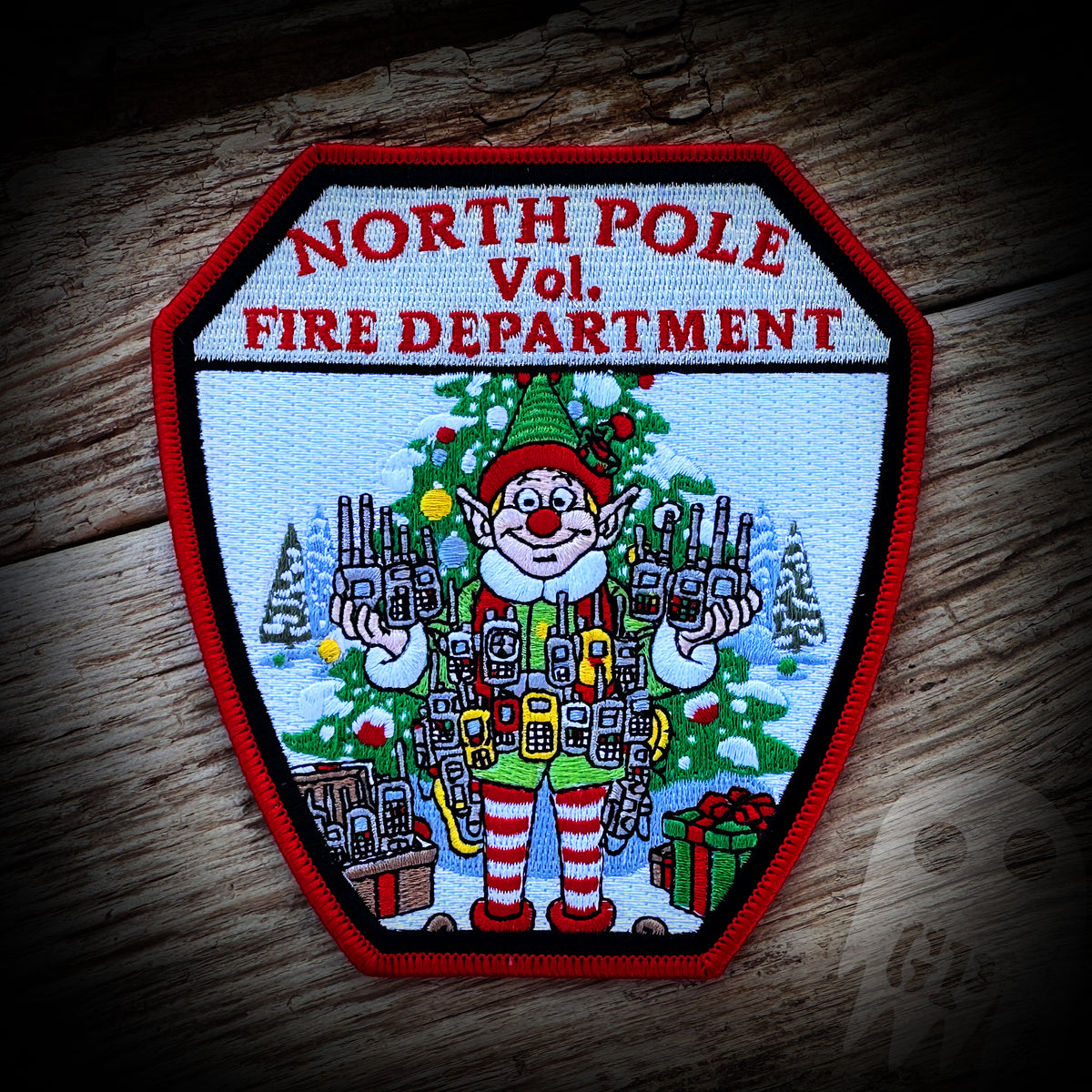VOLUNTEER - North Polce Volunteer Fire Dept. Patch – GHOST PATCH