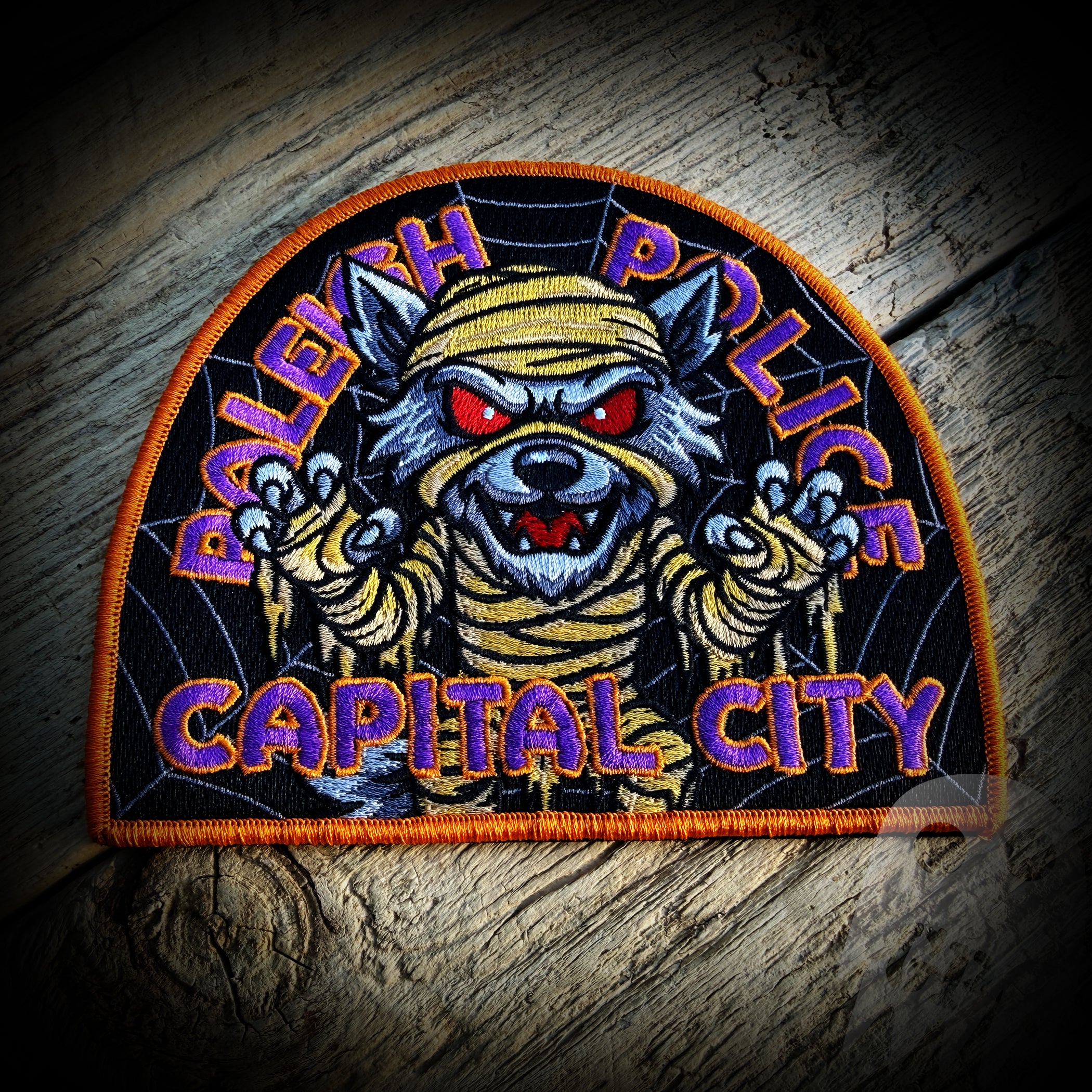 2025 Halloween - Raleigh, NC PD 2025 Halloween Patch – GHOST PATCH