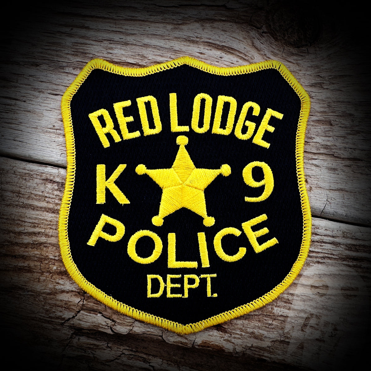 Red Lodge, MT PD K9 Patch – GHOST PATCH