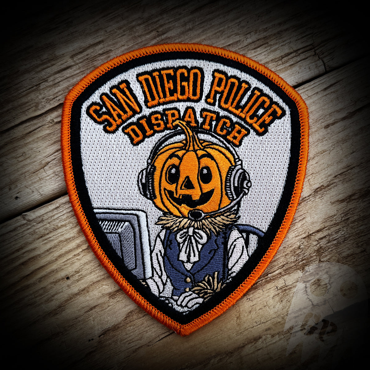 DISPATCH 2024 Halloween - San Diego, CA PD DISPATCH 2024 Halloween Pat – GHOST PATCH