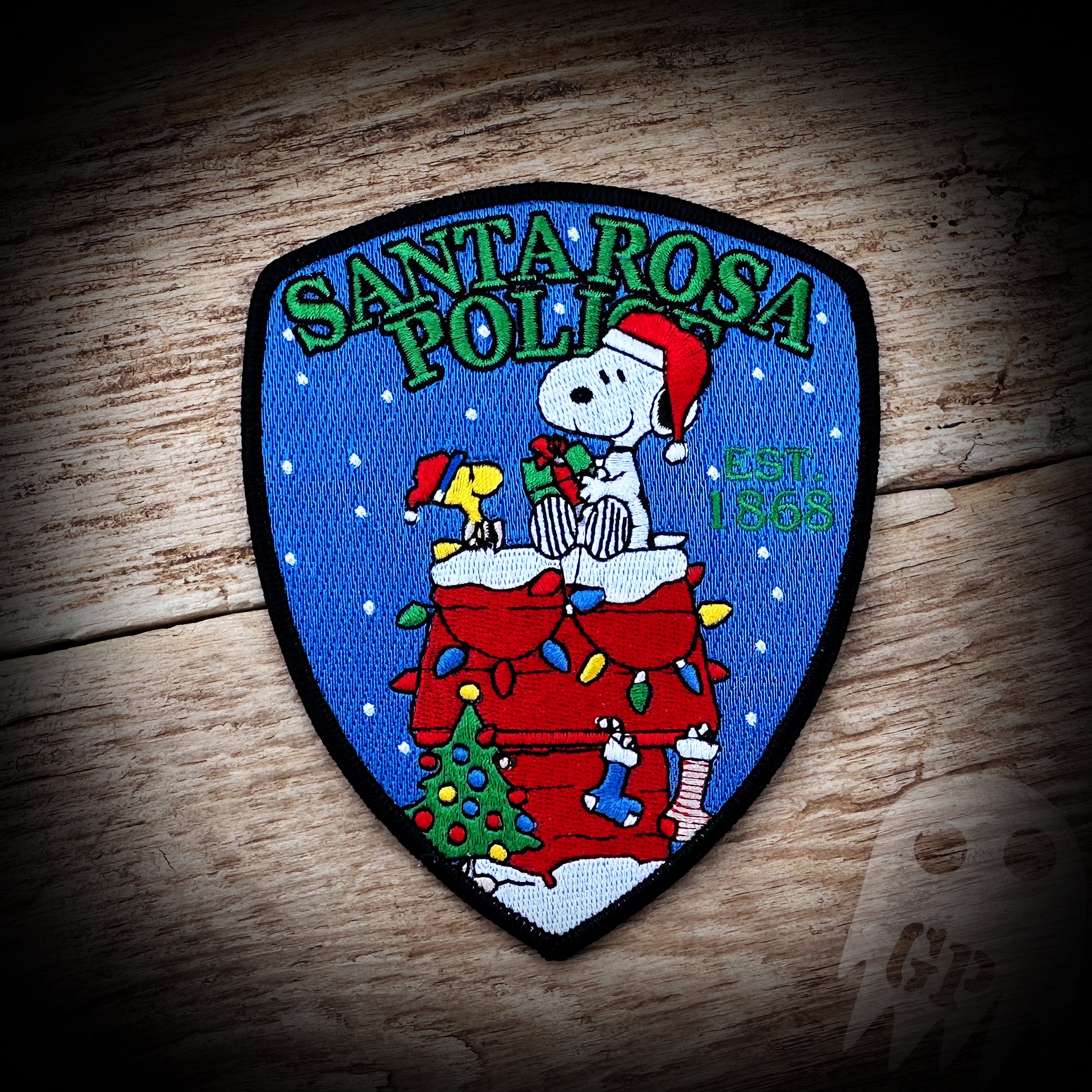 CHRISTMAS - Santa Rosa, CA PD 2023 Christmas Patch – GHOST PATCH