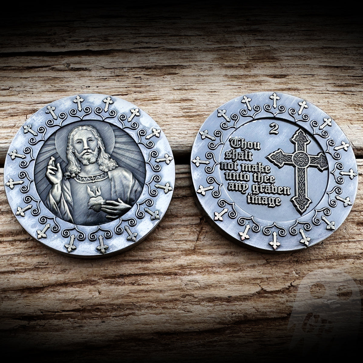 Second Commandment Prayer Coin – GHOST PATCH