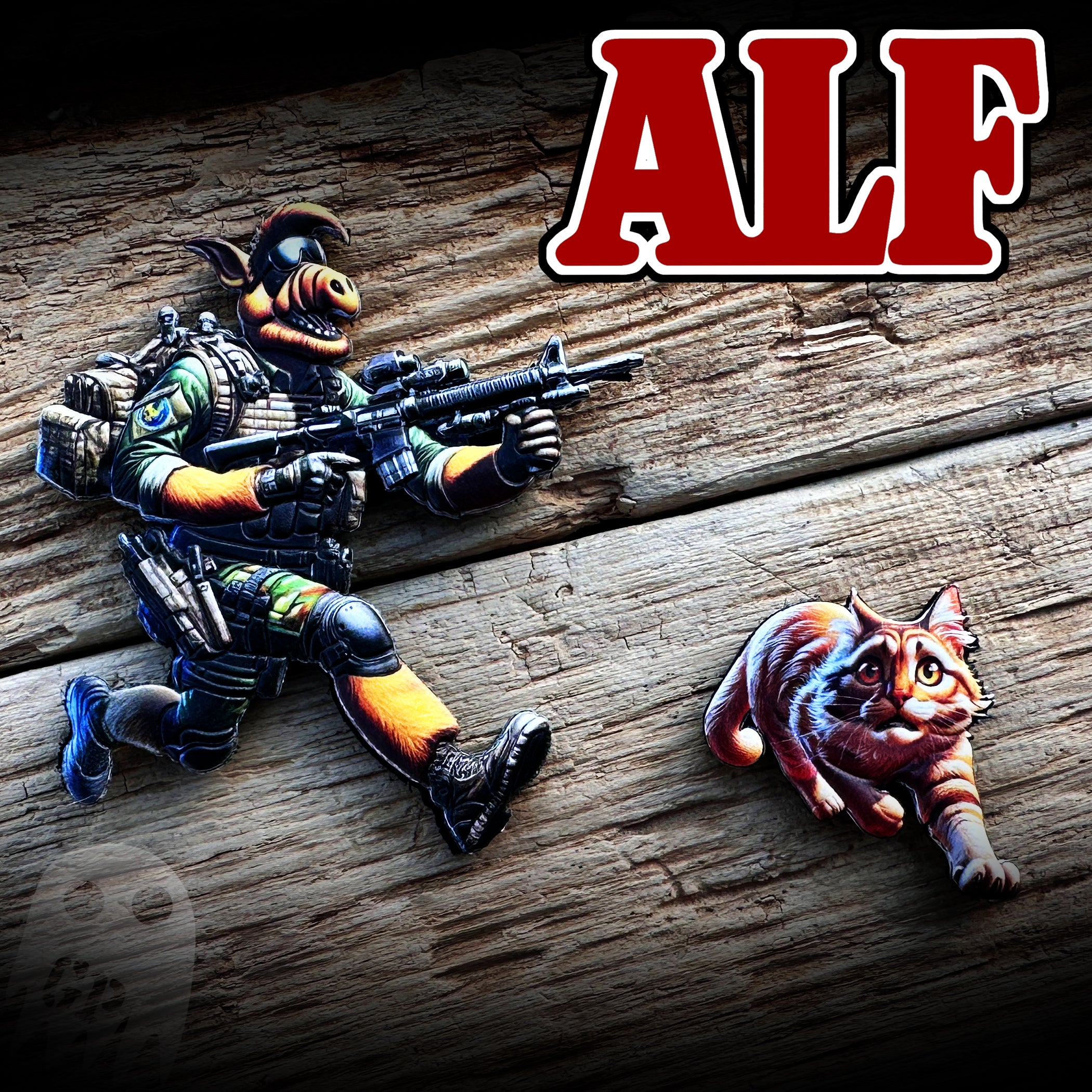 Tactical ALF & his dinner XGP (You get both). – GHOST PATCH