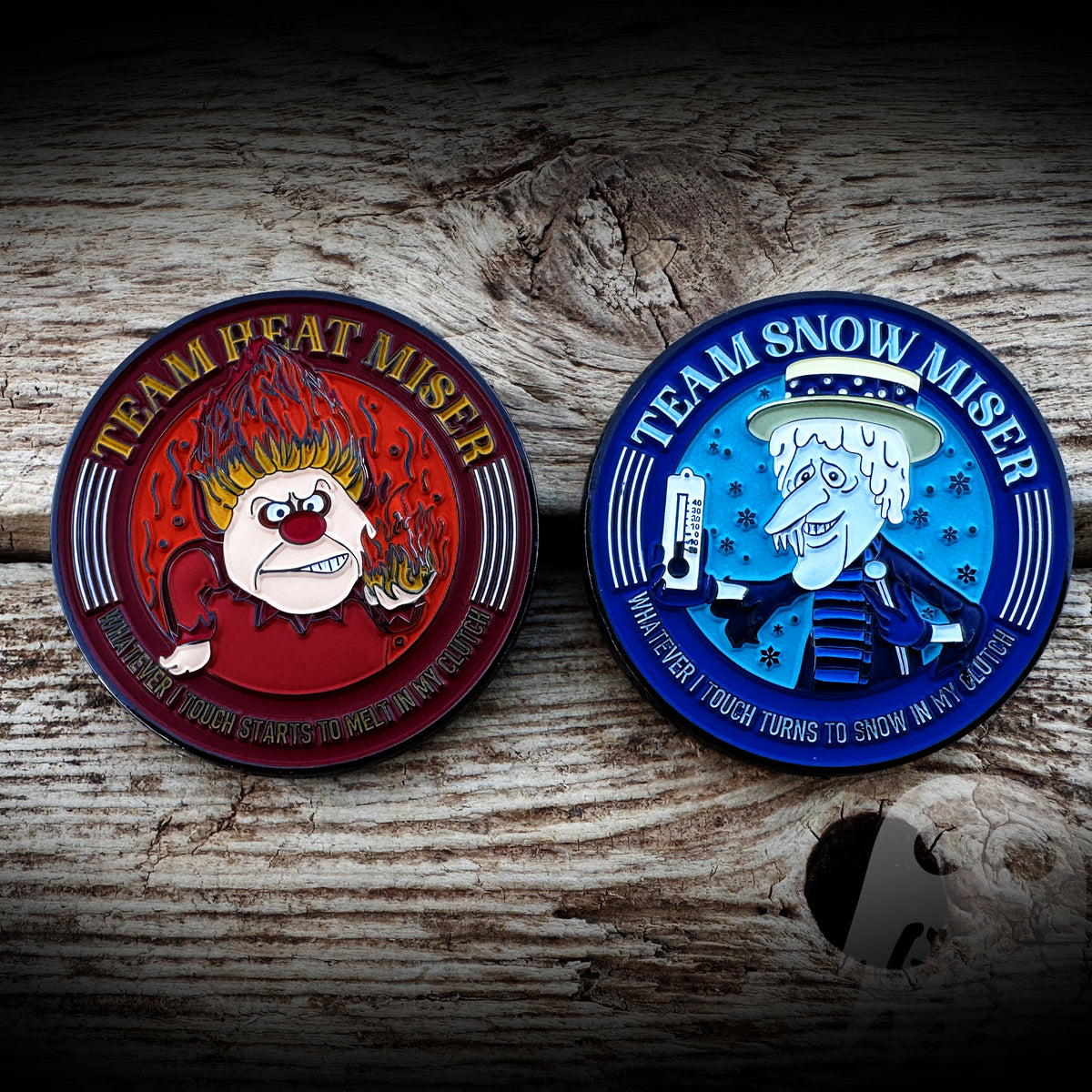 TEAM TEAM Heat Miser / TEAM Snow Miser Coin – GHOST PATCH