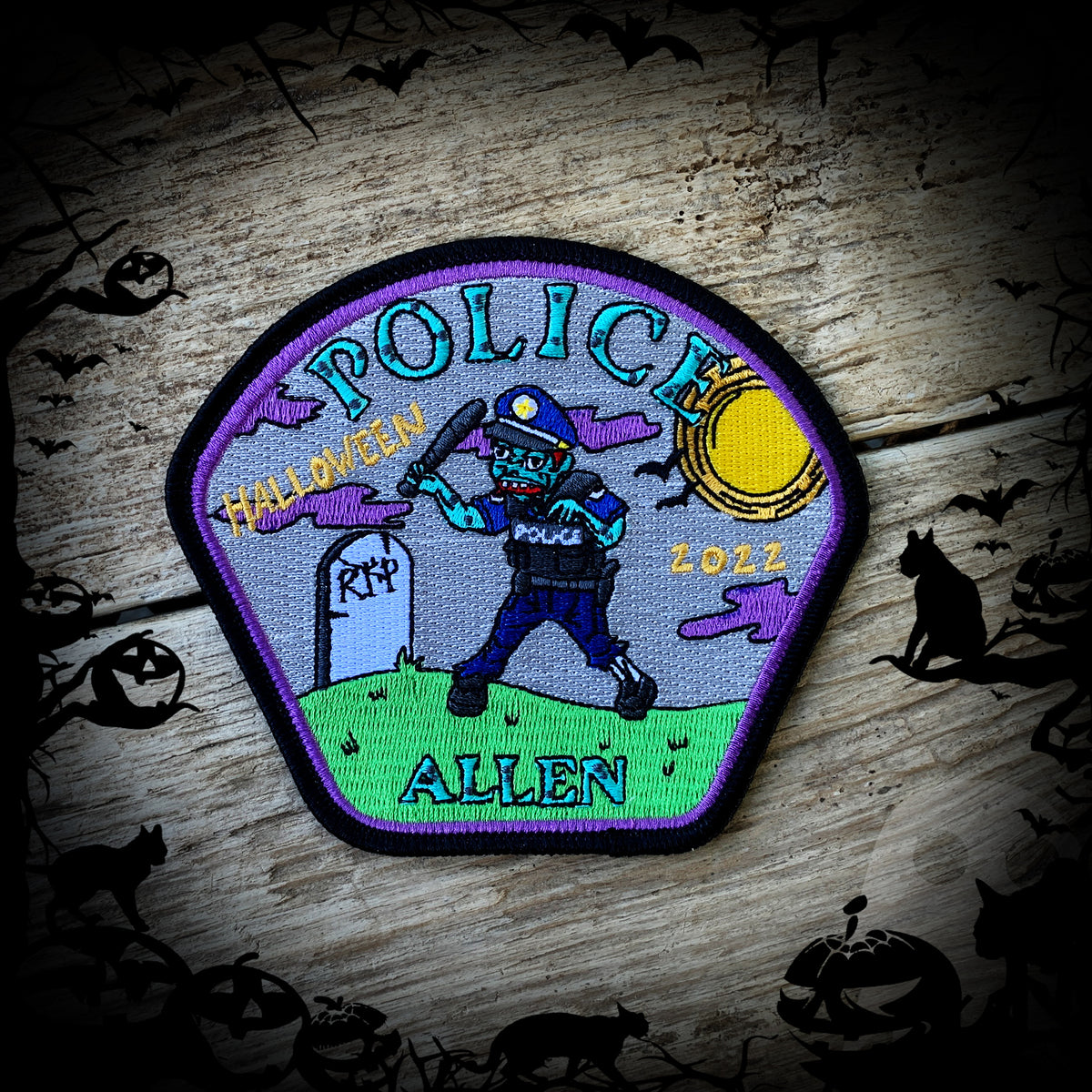 Allen, TX PD 2022 Halloween Patch - Authentic and limited! – GHOST PATCH
