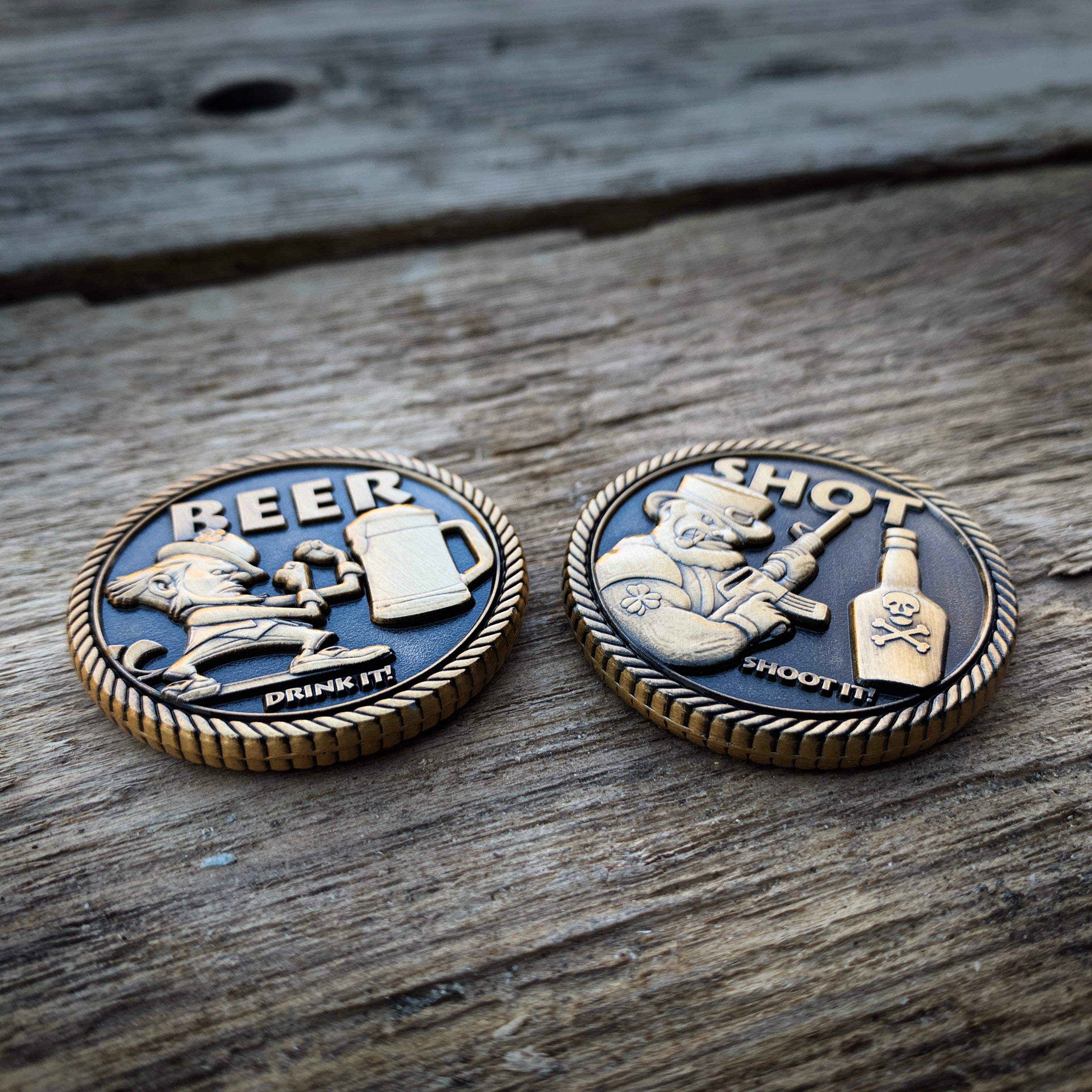 Irish Drink Decision Coin – GHOST PATCH