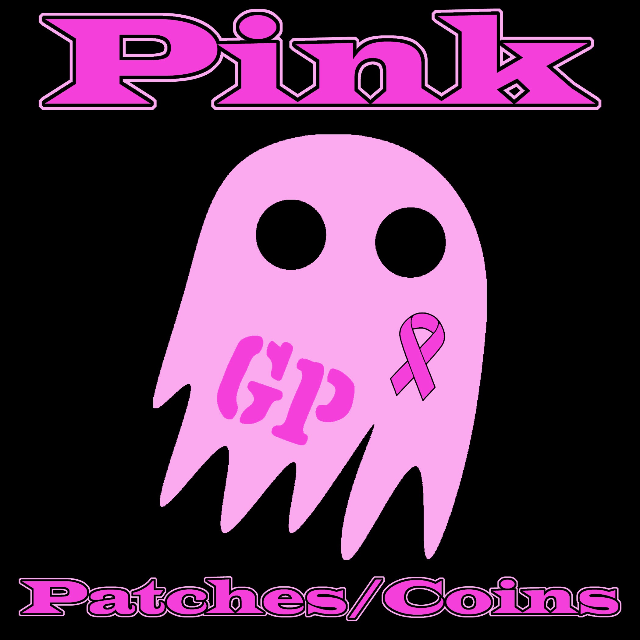 Pink Breast Cancer Awareness Patches & Coins – GHOST PATCH