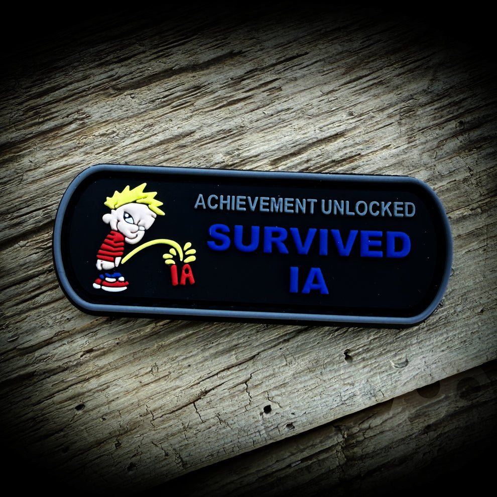Survived IA - PMPM Achievement PVC PATCH – GHOST PATCH