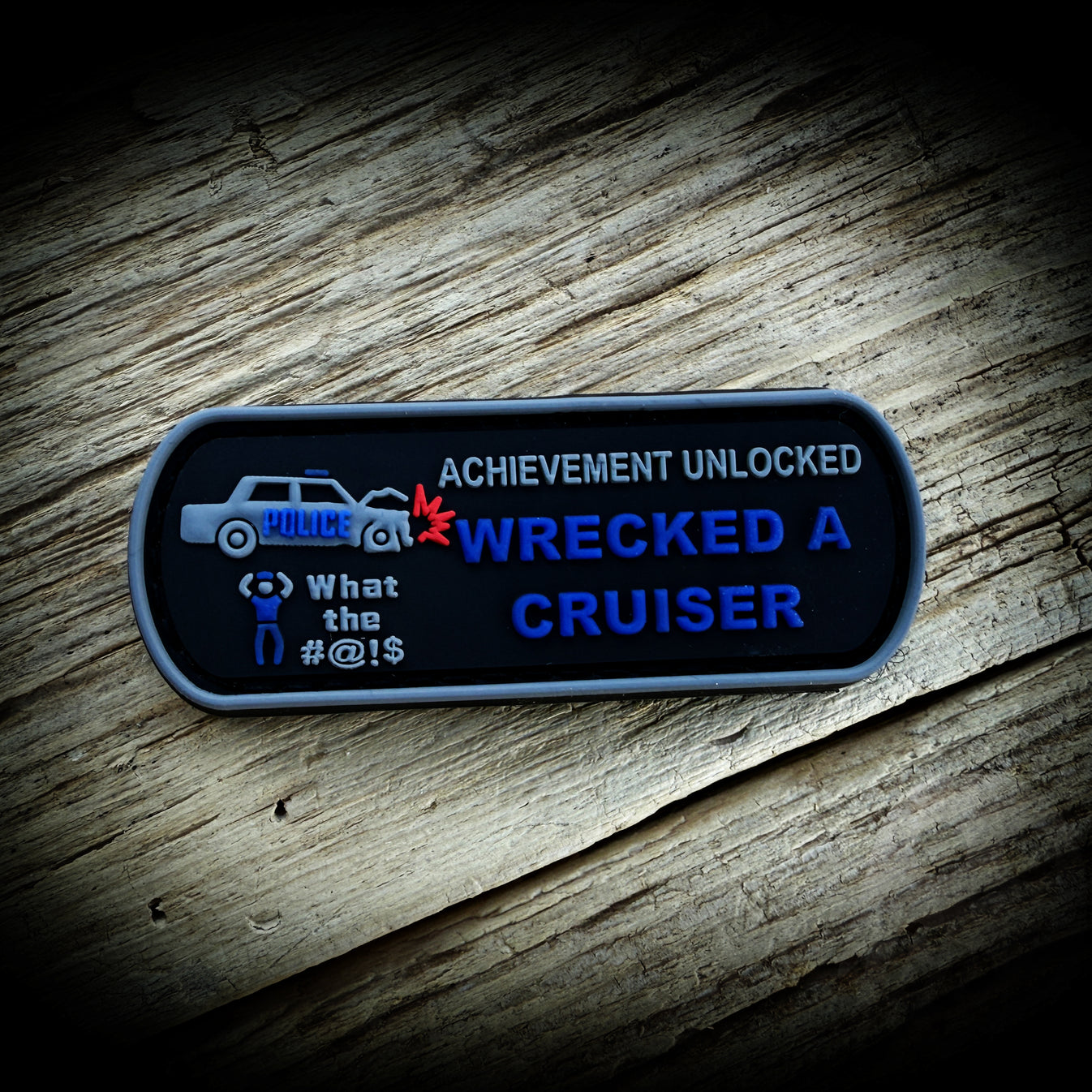 WRECKED A CRUISER - PMPM Achievement PVC PATCH – GHOST PATCH