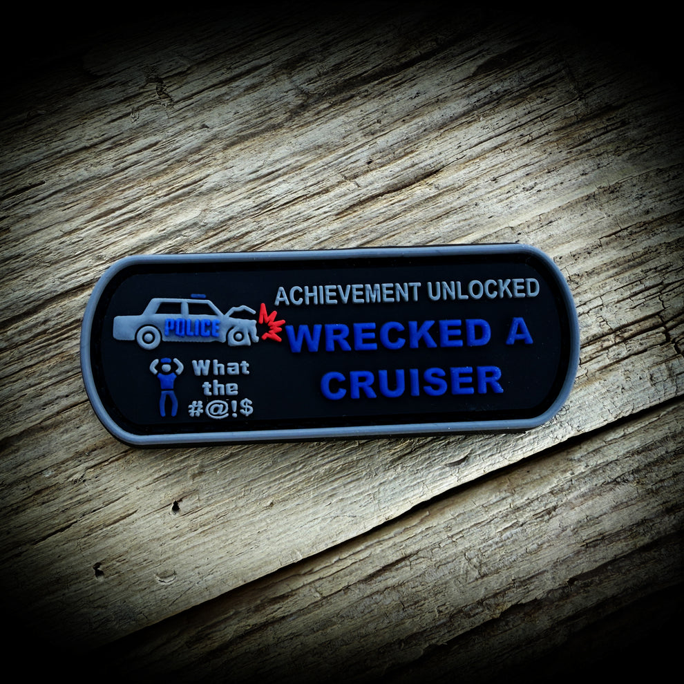 WRECKED A CRUISER - PMPM Achievement PVC PATCH – GHOST PATCH