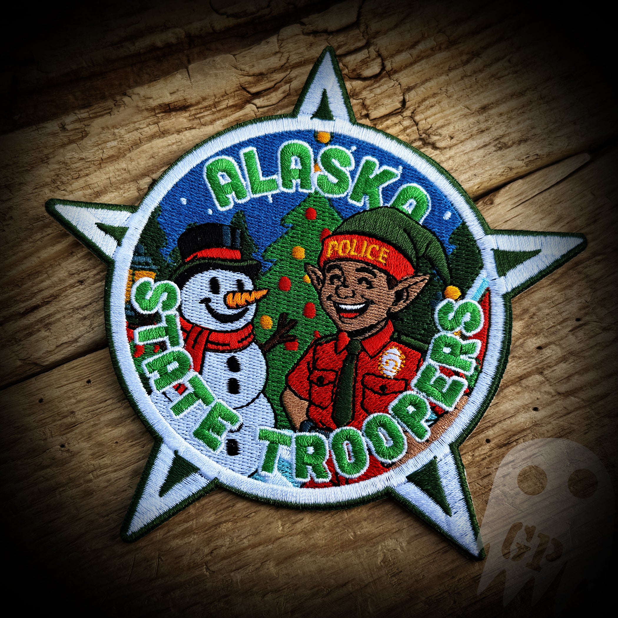 2025 Christmas - Alaska State Troopers 2025 Christmas Patch – GHOST PATCH