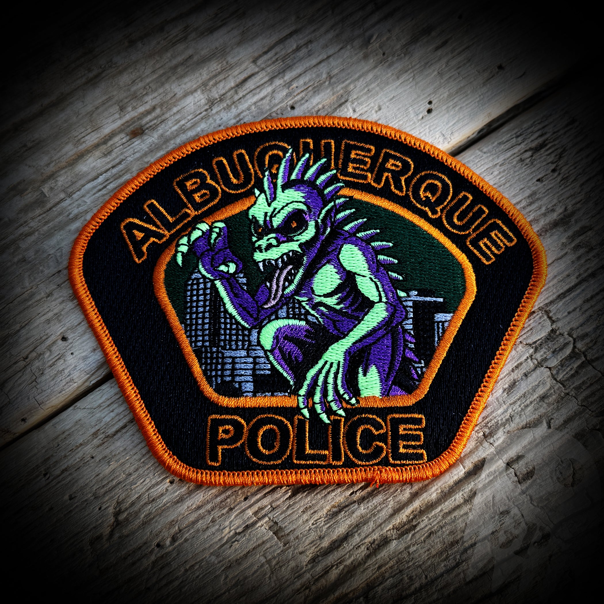 2025 Halloween - Albuquerque, NM PD 2025 Halloween Patch – GHOST PATCH