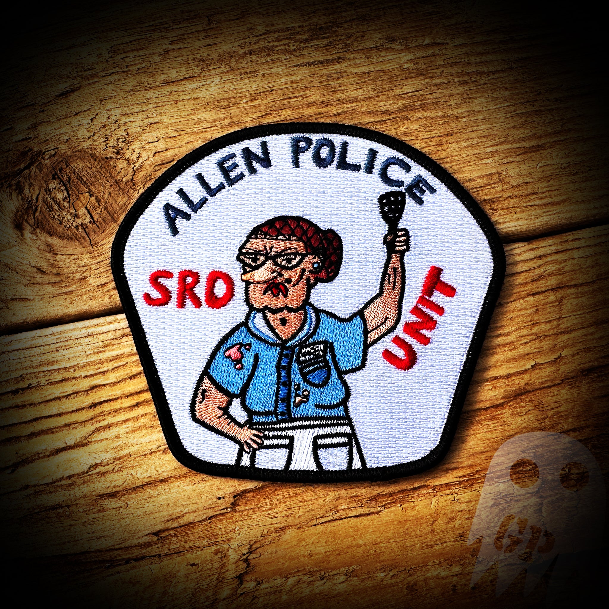 Lunch Lady - Allen Texas PD SRO Unit Fun Patch – GHOST PATCH