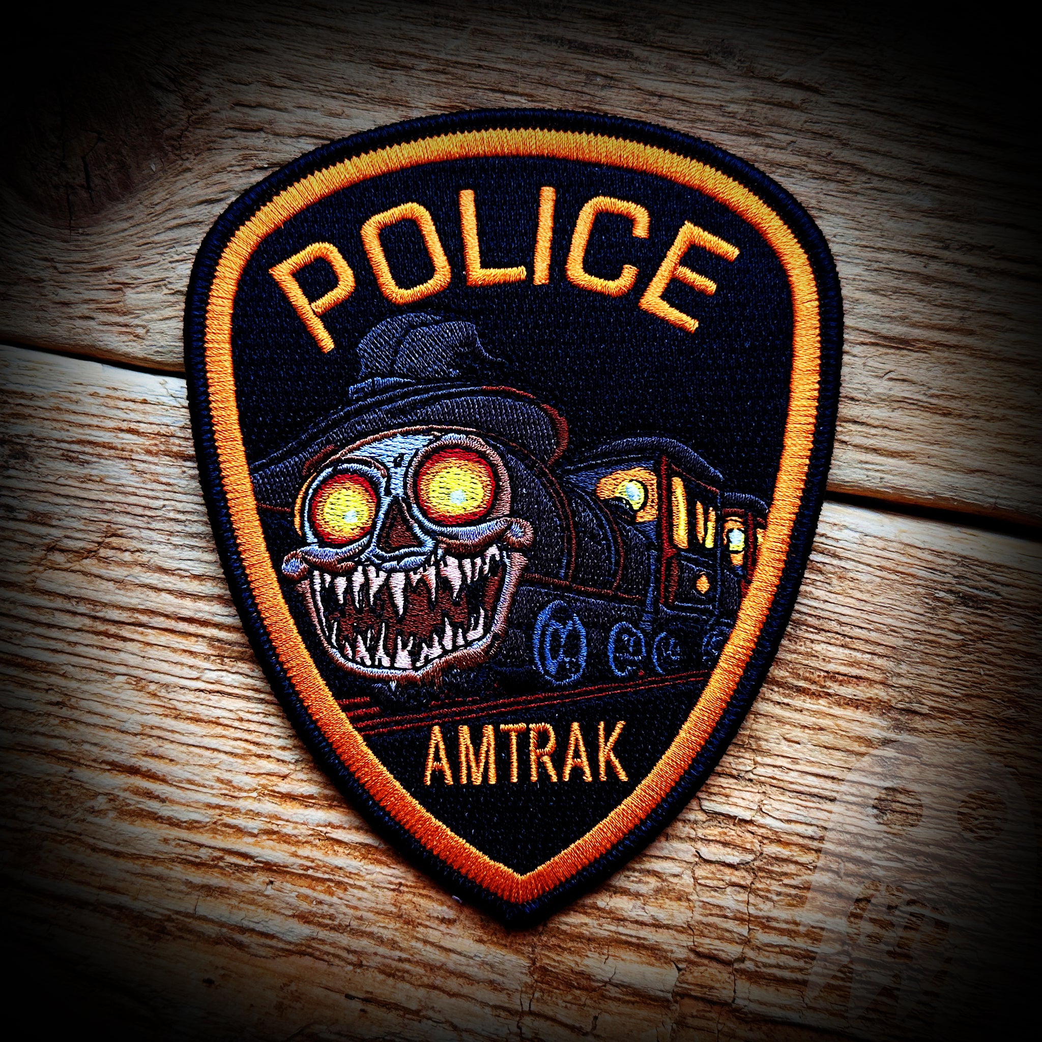 Amtrak PD 2023 Halloween Patch – GHOST PATCH
