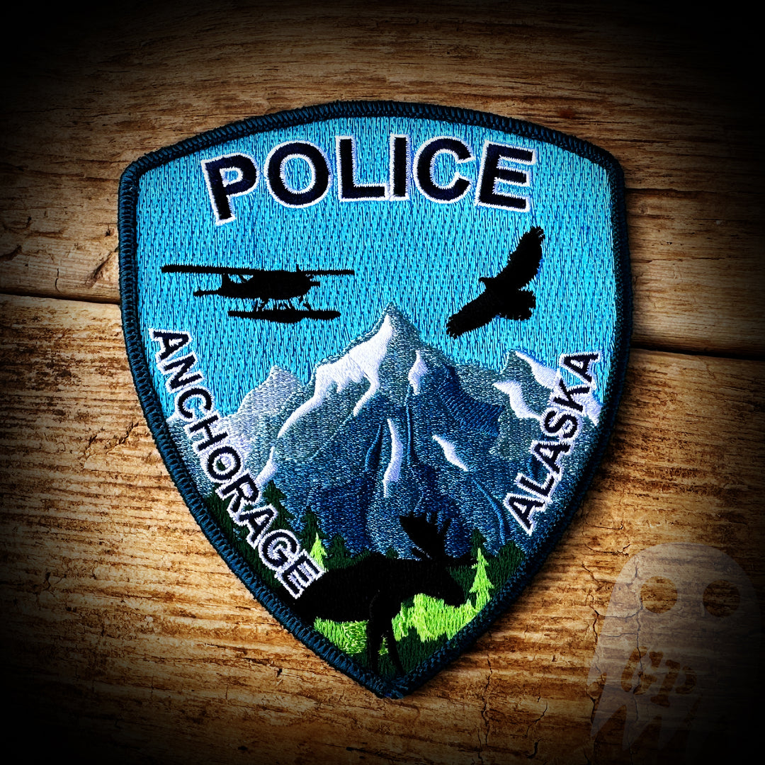 Anchorage, AK PD Day Shift / Night shift DOUBLE SIDED patch – GHOST PATCH
