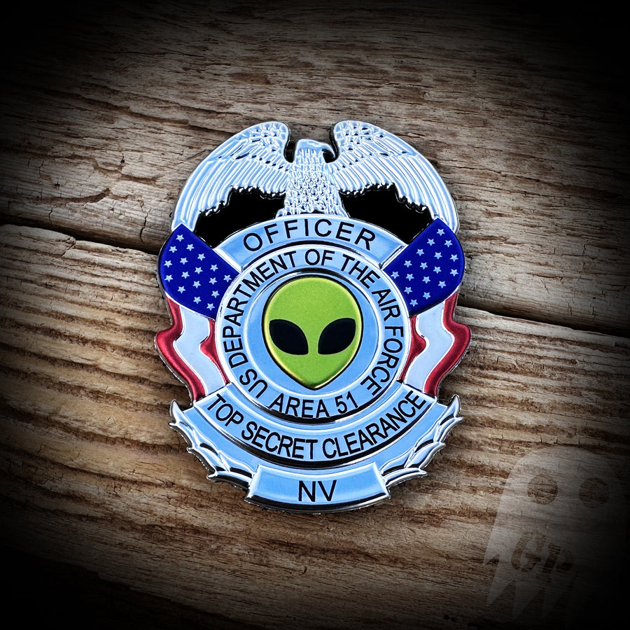 Area 51 BADGE - US Dept of Air Force Area 51 Badge - FlexShield – GHOST PATCH