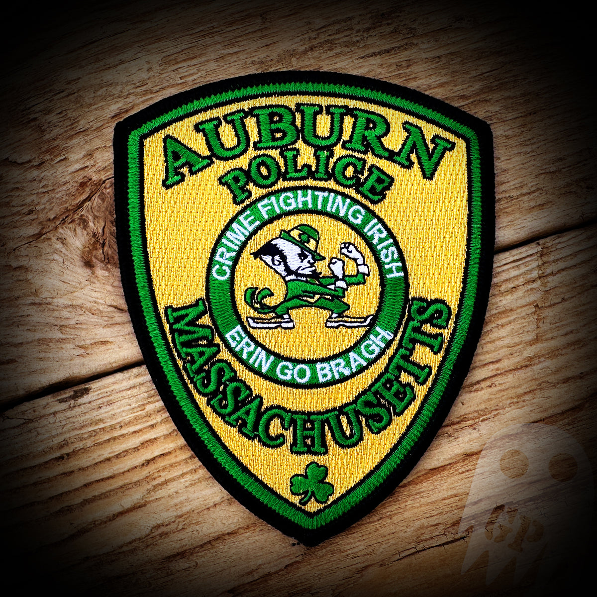 2024 St. Patrick's Day - Auburn, MA PD 2024 Irish Patch – GHOST PATCH