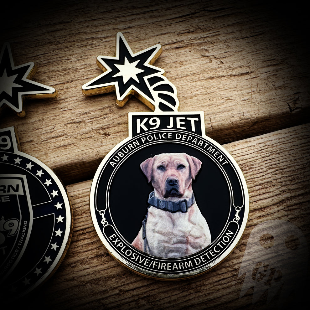 Auburn, AL PD EOD K9 Jet Coin – GHOST PATCH