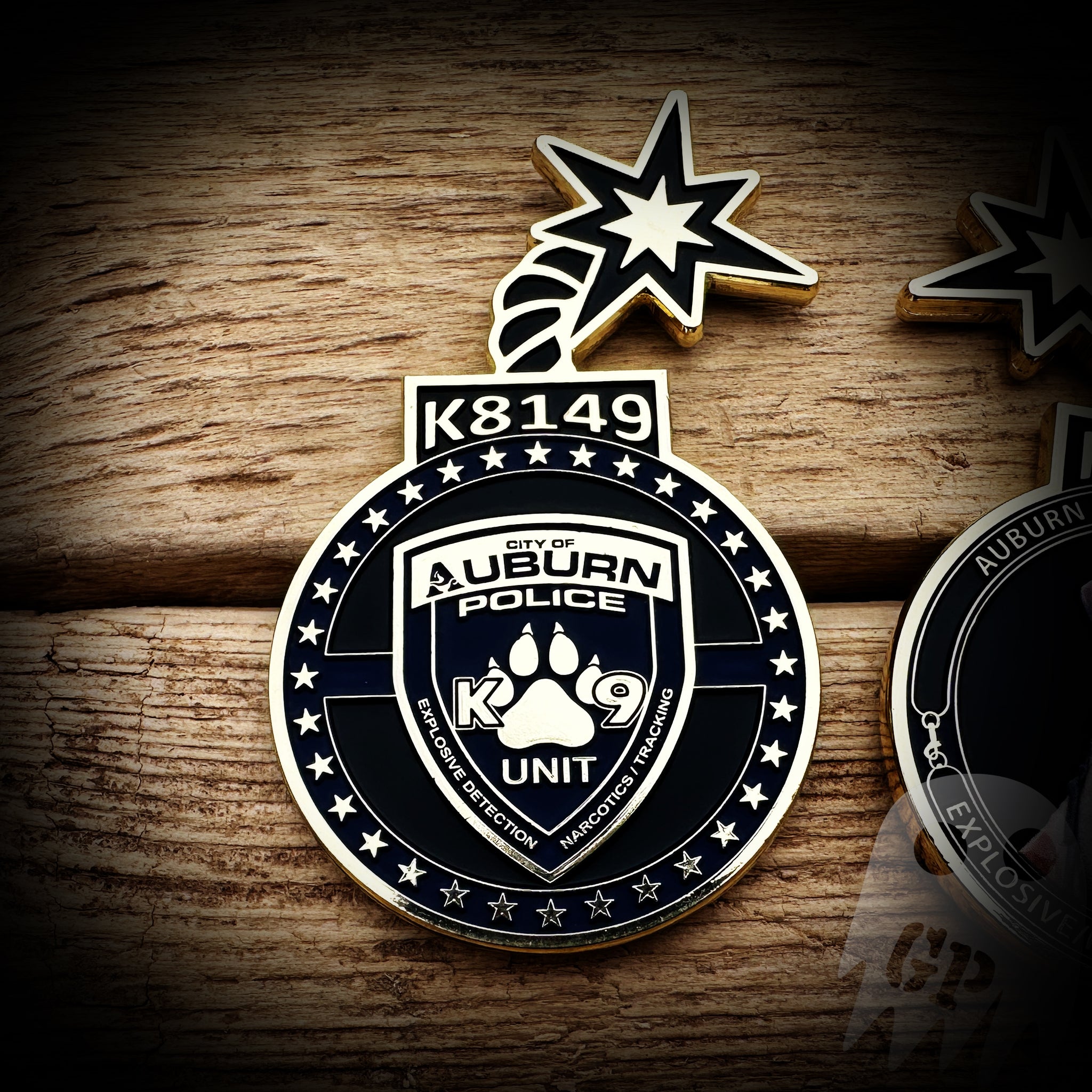 Auburn, AL PD EOD K9 Jet Coin – GHOST PATCH
