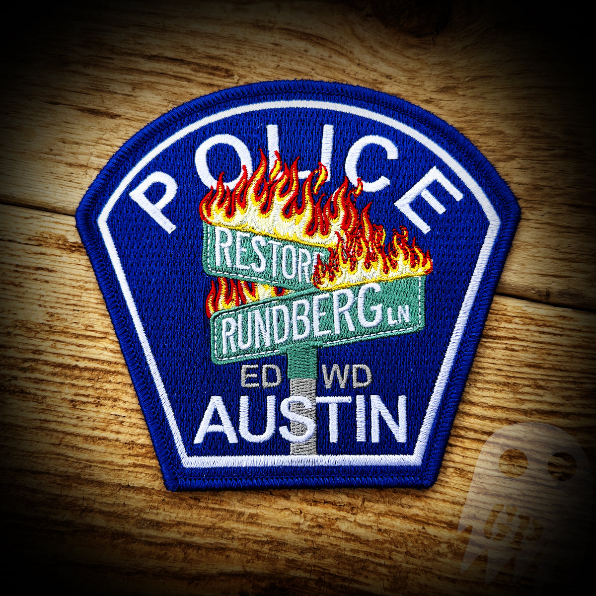 Restore Rundberg Austin, TX PD Patch – GHOST PATCH