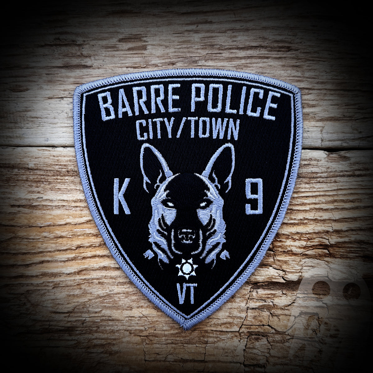 Barre, VT PD K9 Patch – GHOST PATCH
