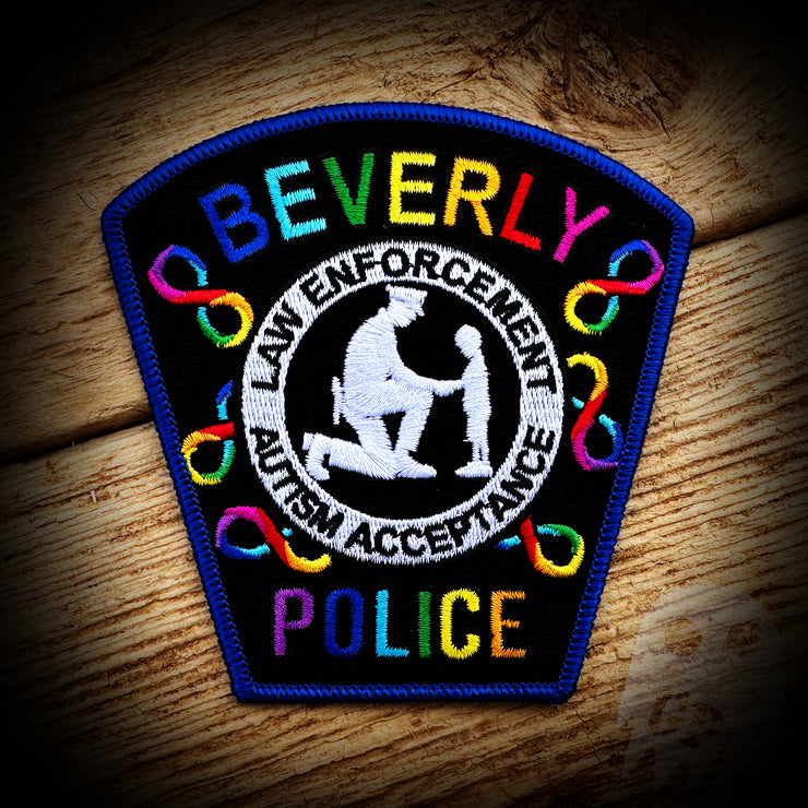 2024 Autism - Beverly, MA PD Autism Patch – GHOST PATCH