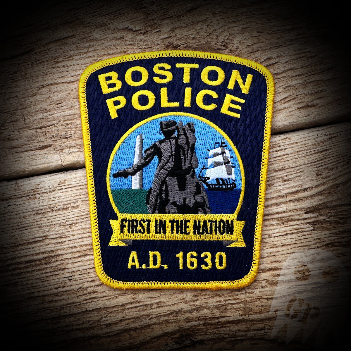 2021 Short Lived Patch - Boston, MA PD 2021 NEW Patch – GHOST PATCH
