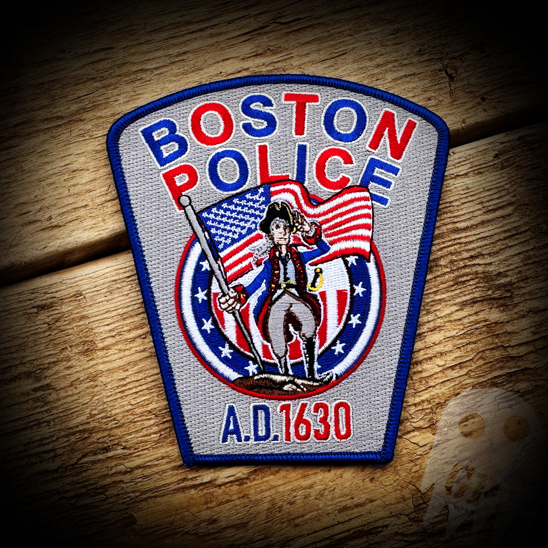 Fourth 2024 - Boston, MA PD 2024 4th of July Patch 1630 – GHOST PATCH