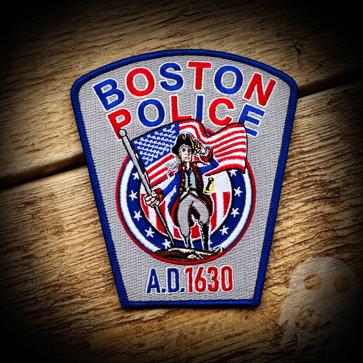Fourth 2024 - Boston, MA PD 2024 4th of July Patch 1630 – GHOST PATCH