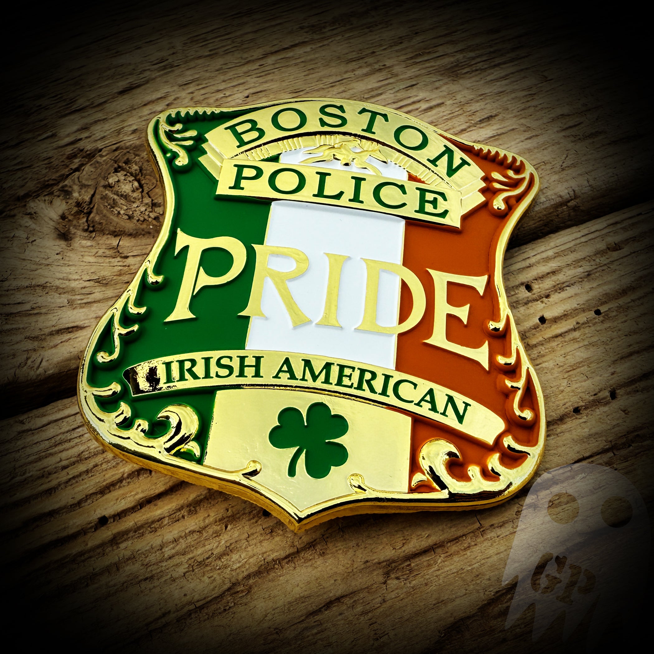 IRISH BADGE - Boston, MA PD Irish Badge – GHOST PATCH