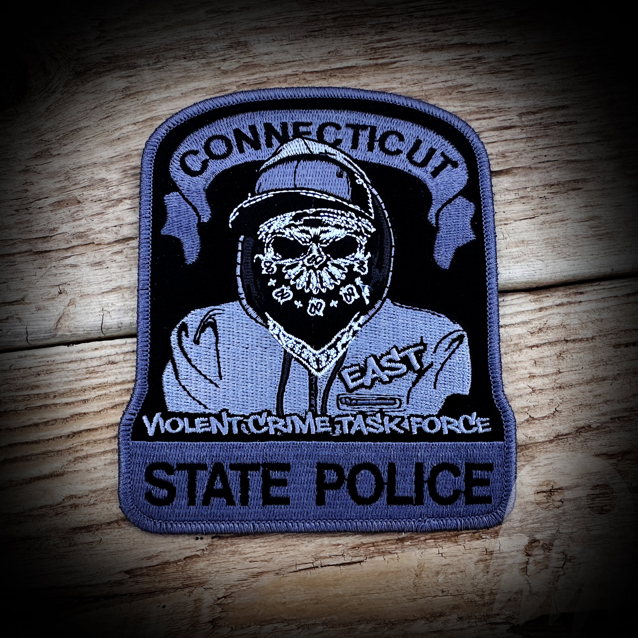 Connecticut State Police Violent Crime Task Force Patch – GHOST PATCH