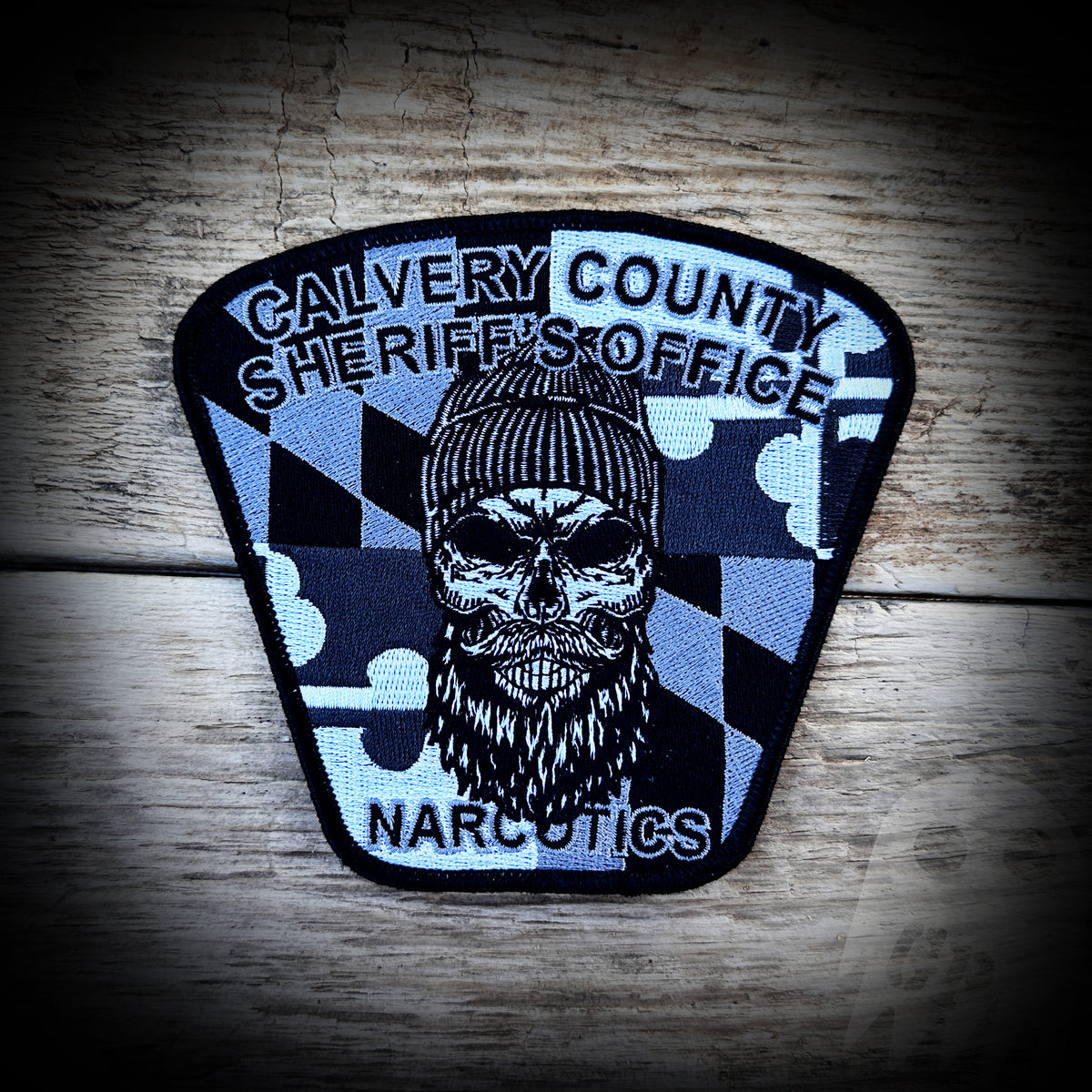 Calvery County Sheriff's Office - Narcotics - Misfit Patch – GHOST PATCH