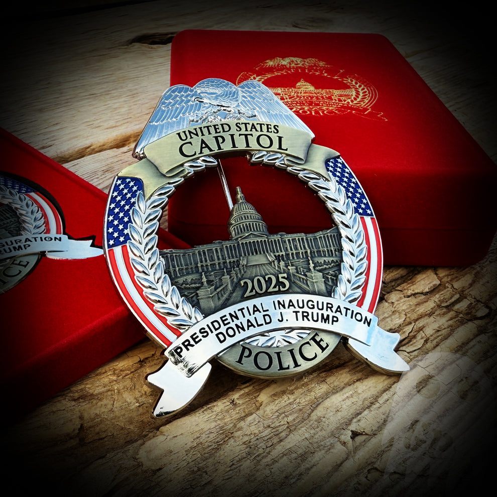 Inauguration Badge - US Capitol Police Commemorative 2025 Inauguration ...