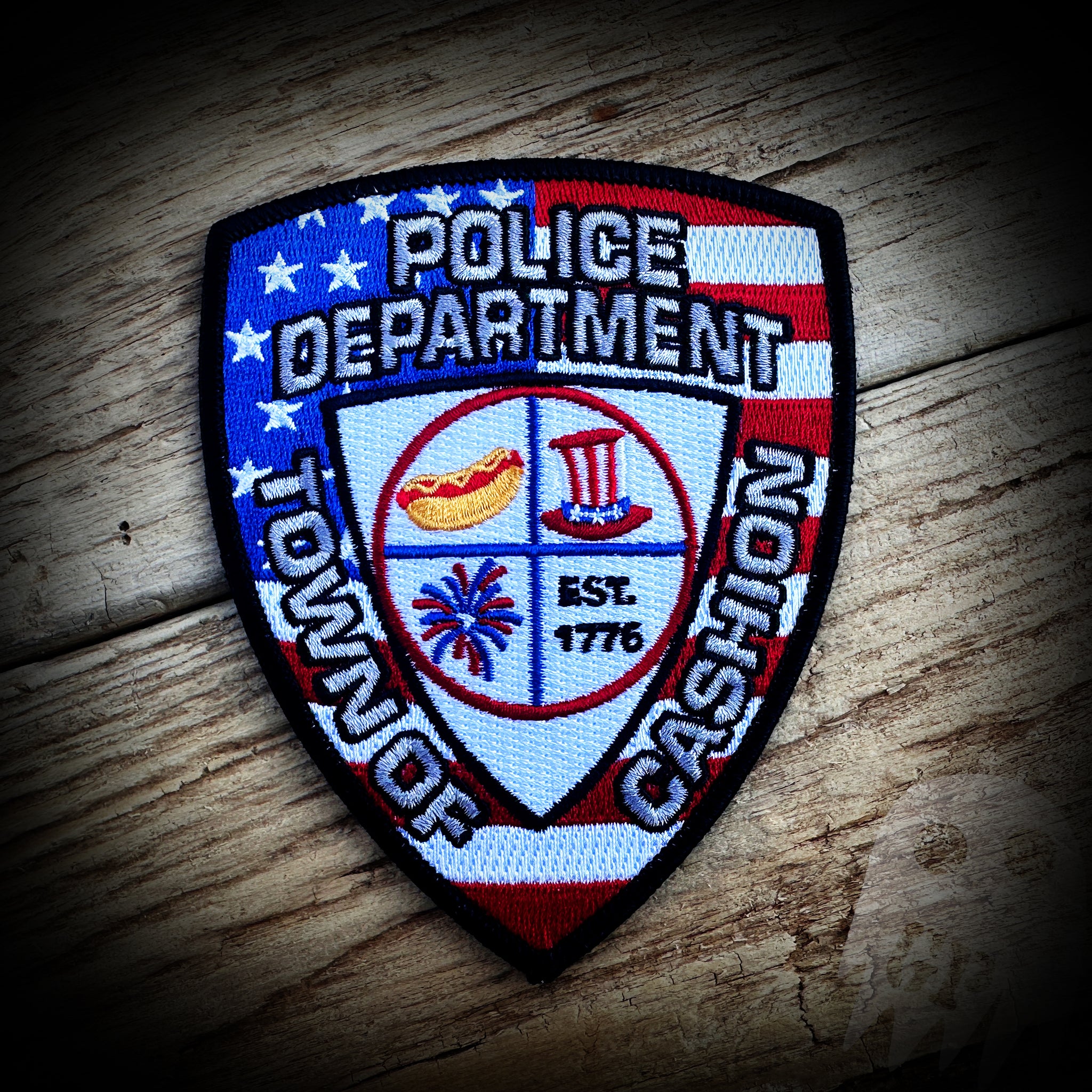 Fourth 2024 - Cashion, OK PD 2024 4th of July Patch – GHOST PATCH