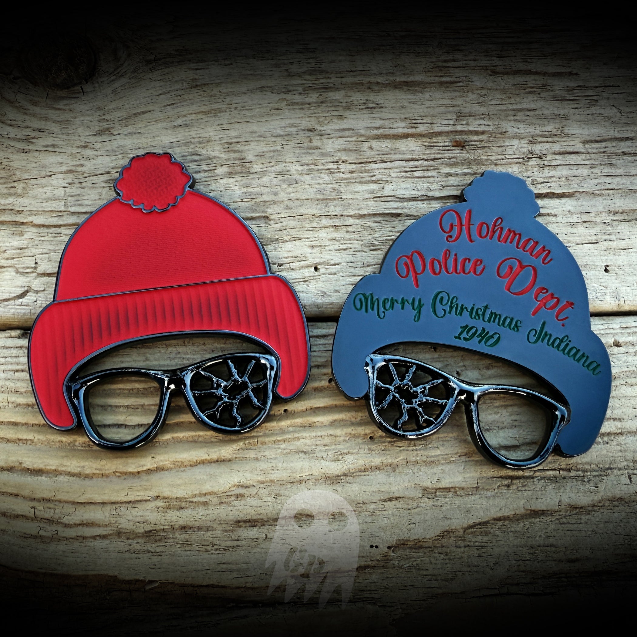 Ralphie Coin - Hohman, Indiana PD Christmas Story Coin – GHOST PATCH