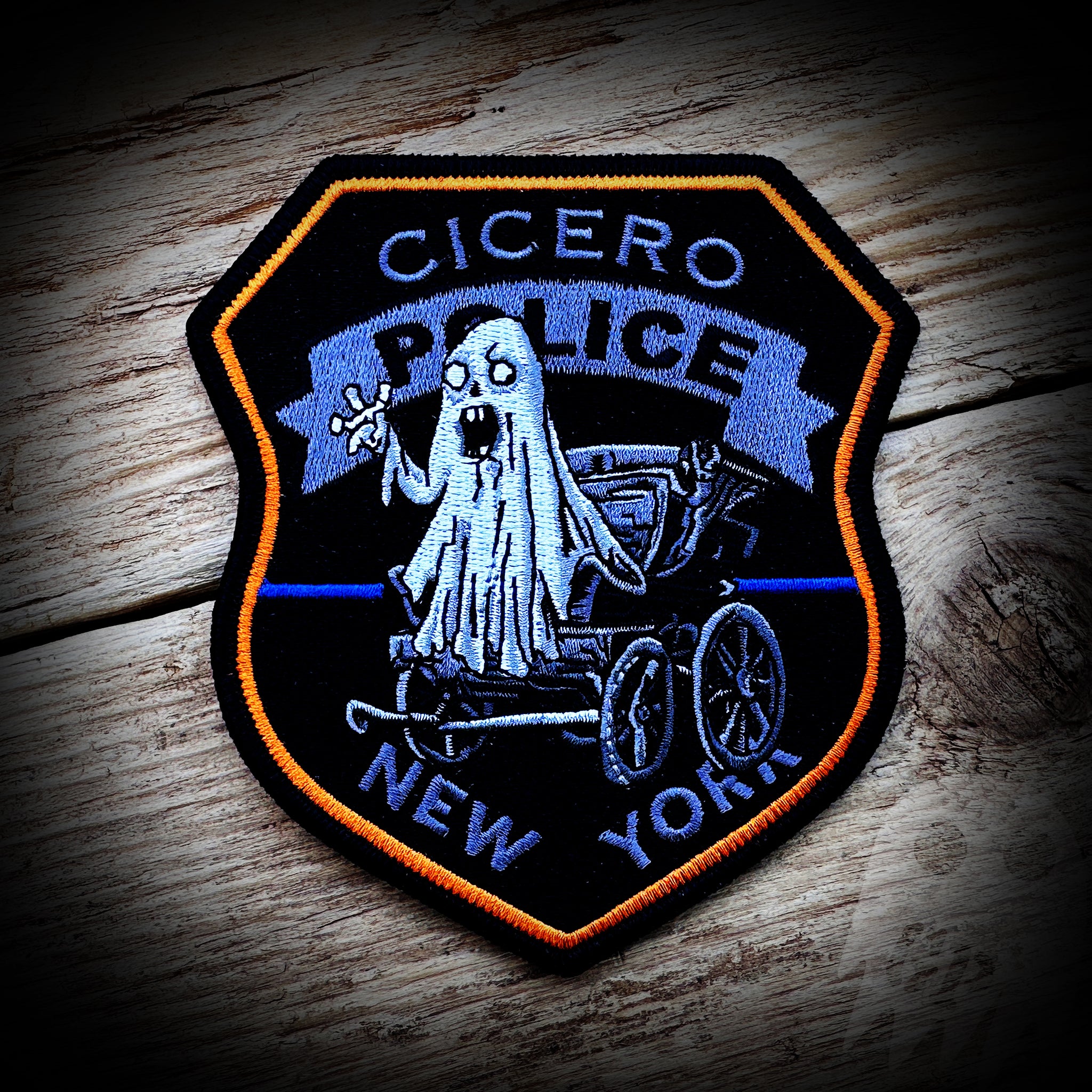 Cicero, NY PD 2023 Halloween Patch - Authentic / LIMITED – GHOST PATCH